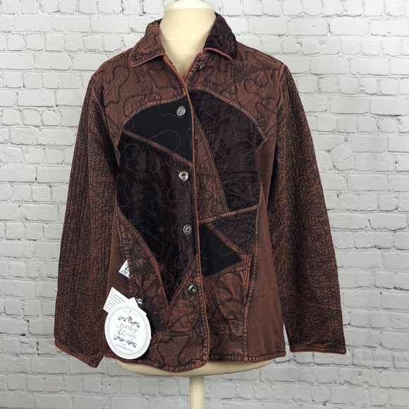 Parsley & Sage | Jackets & Coats | Reversible Brown Quilted Jacket ...